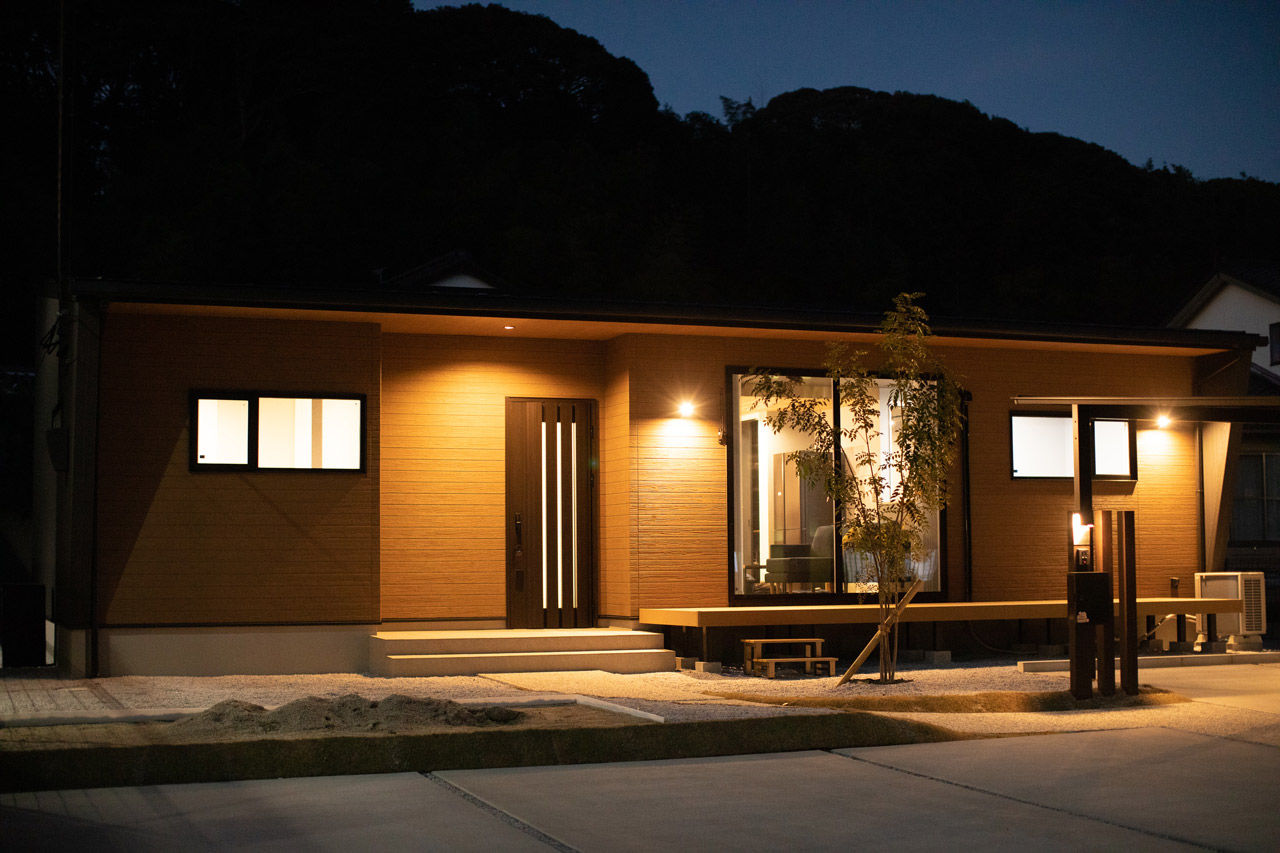 【SUUMO】 【平屋】【北九州市/2LDK/27坪/家事ラク設備/間取り図有】愛犬と暮らすメンズライクな平屋 - ウィズホーム の建築実例詳細 | 注文住宅