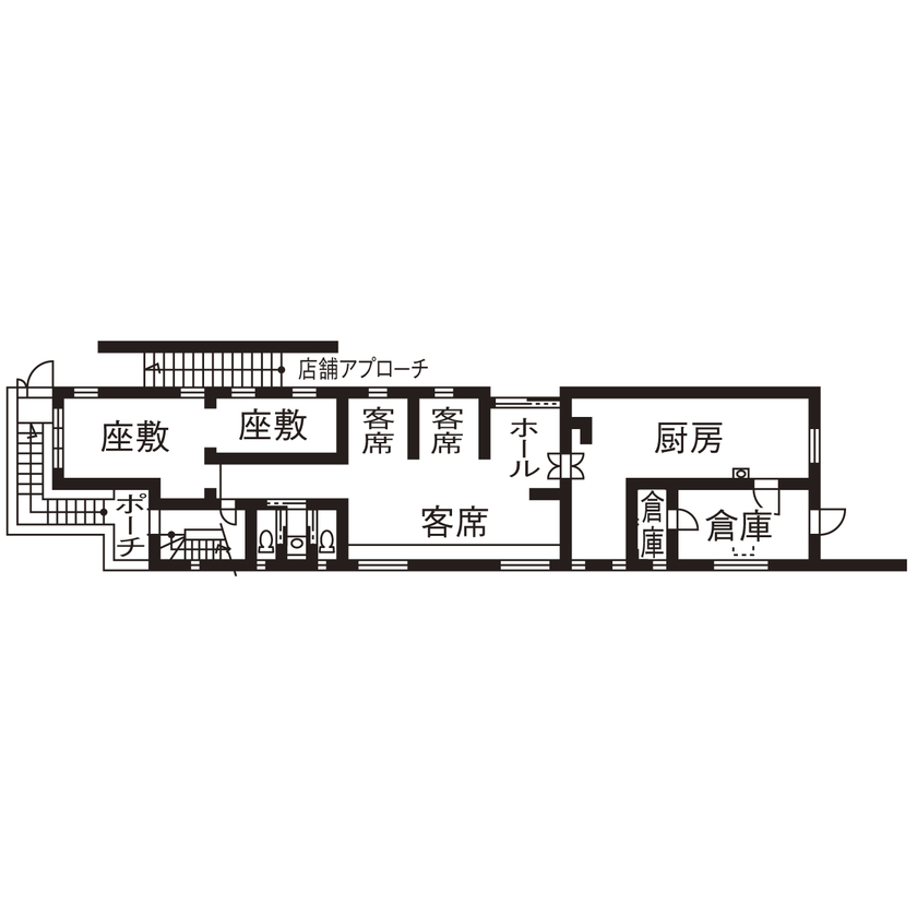 【SUUMO】 【愛知県｜4000万円台｜店舗併用×RC｜間取り有】長細く高低差のある土地を生かした和モダンな店舗併用住宅 - 相馬建設 本社の建築実例詳細 | 注文住宅