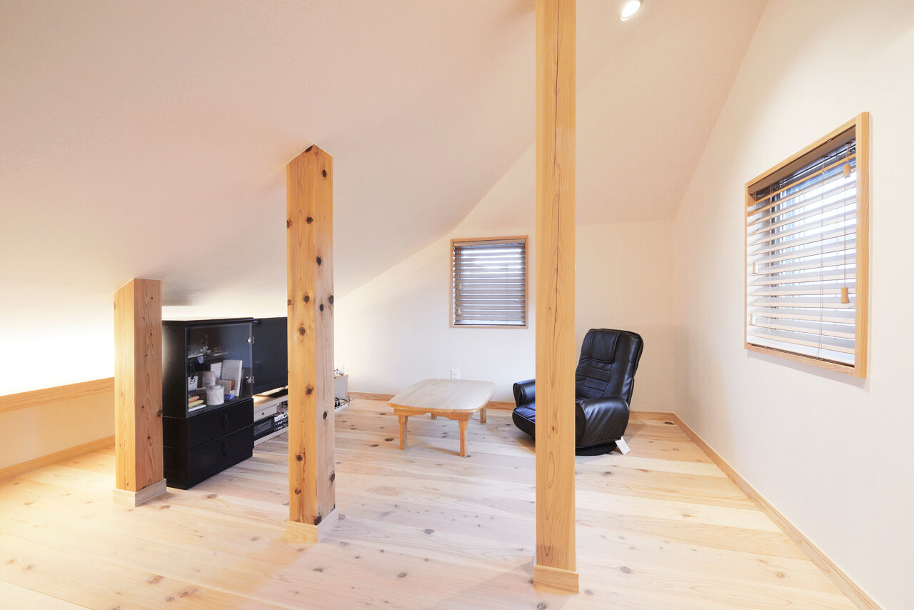 【SUUMO】 【4000万円台/42坪/二世帯/スキップフロア】ライフスタイルの変化に合わせ転用可能な分離型の二世帯住宅 - 陽の木ホーム の建築実例詳細 | 注文住宅