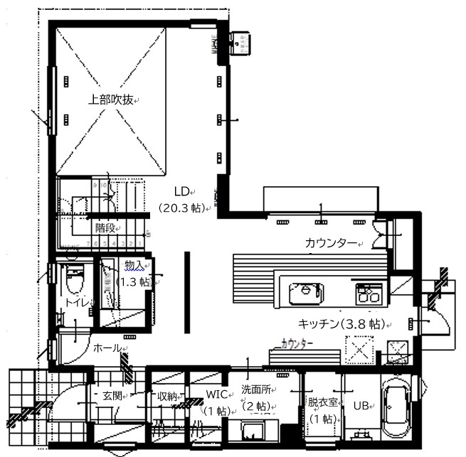 【SUUMO】 【39.8坪｜吹抜け｜3LDK】海を一望できる贅沢な間取りでアウトドアを楽しむ暮らし - アサヒアレックス の建築実例詳細 | 注文住宅