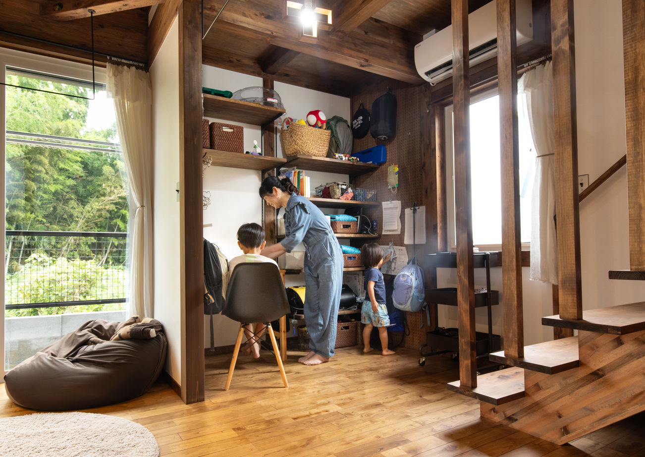 【SUUMO】 【31坪/1733万円/収納】子どもが伸び伸び育つ工夫が詰まった木の家 - 綿半林業 お客様係の建築実例詳細 | 注文住宅
