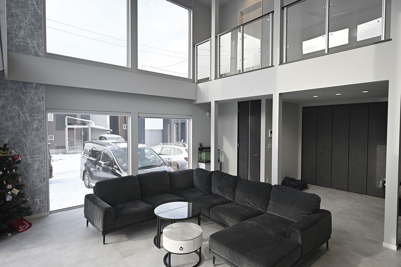 【SUUMO】 【中2階/ペットスペース/3LDK間取図】真冬でもTシャツで過ごせる吹抜けリビングや“秘密基地”がお気に入り - プエルダホーム 札幌支店の建築実例詳細 | 注文住宅