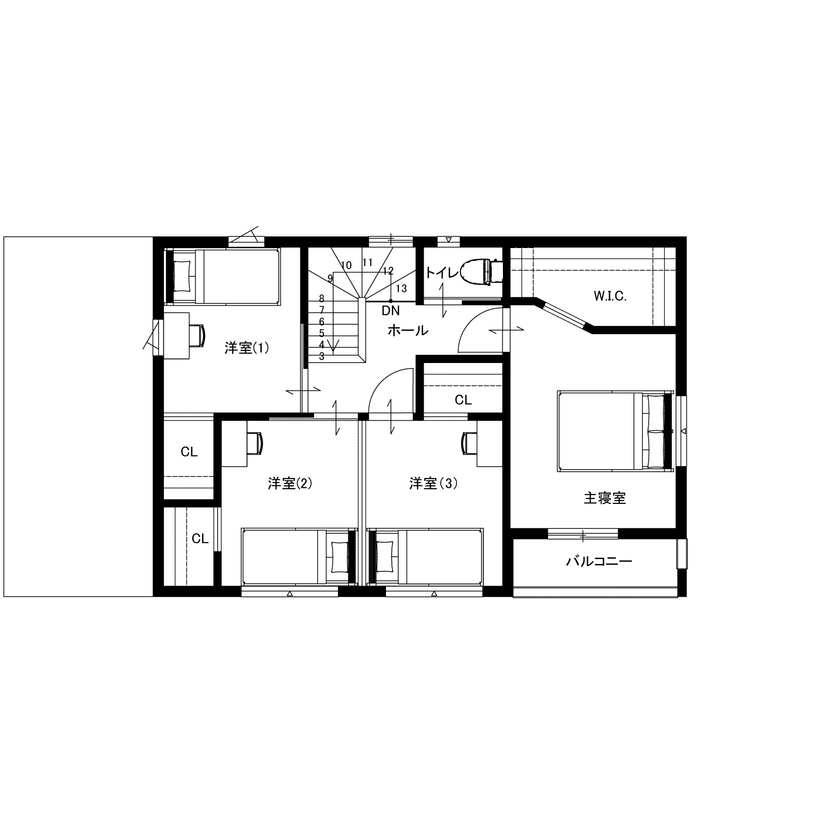 【SUUMO】 【2000万円台/30坪台/間取り図】黒で統一された外観が美しいシンプルモダンの家 - ユニバーサルホーム（福岡マリナ通り店、福岡南店、宗像店、唐津店） 福岡南店の建築実例詳細 ...