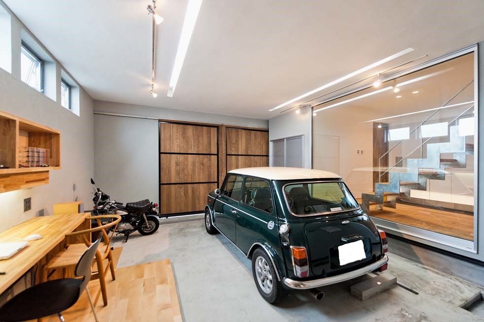 【SUUMO】 【2100～2200万円/間取り図有】インナーガレージ×趣味室、2階リビング×シアタールーム…大人の憧れを凝縮 - コラボハウス一級建築士事務所 中百舌鳥オープンスタジオの建築 ...