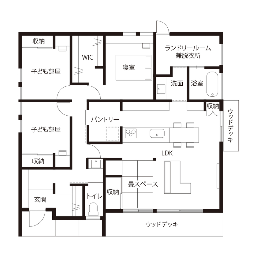 【SUUMO】 【平屋/2400万円】年を重ねても変わらない居心地の良さ。快適に過ごせる間取りと性能にカッコよさをプラス - ハウスクラフト 菰野スタジオの建築実例詳細 | 注文住宅
