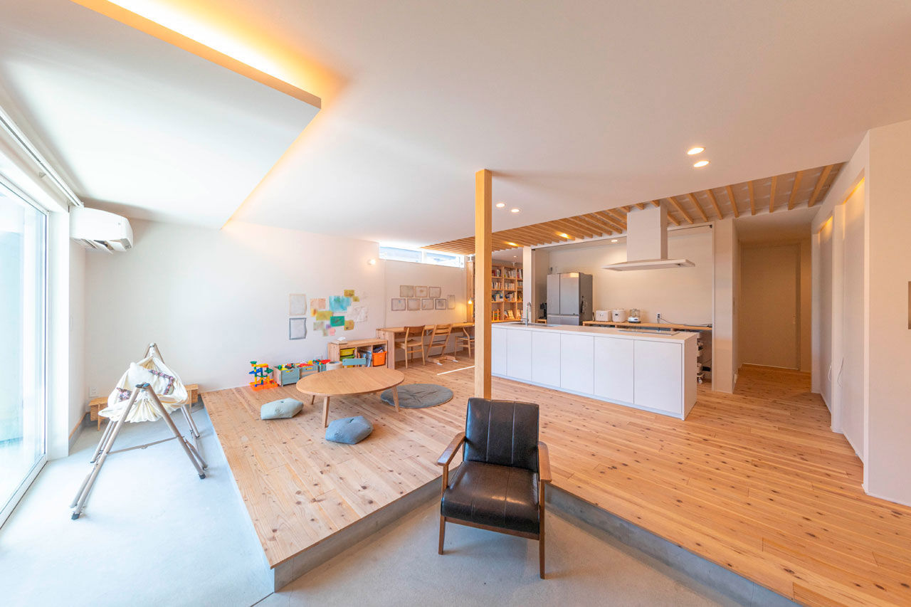 【SUUMO】 【平屋/土間リビング/30坪】DIYで自分らしく住みこなす、土間と余白を楽しむ平屋。アイデア収納も随所に - ハウスクラフト 津島スタジオの建築実例詳細 | 注文住宅