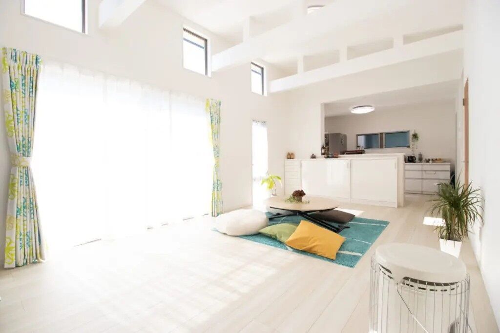 【SUUMO】 【24坪｜平屋｜間取り図あり】「セカンドライフは広くて明るい住まいで」開放感に満ちた勾配天井の平屋住宅 - Rico Life. 久喜店 の建築実例詳細 | 注文住宅