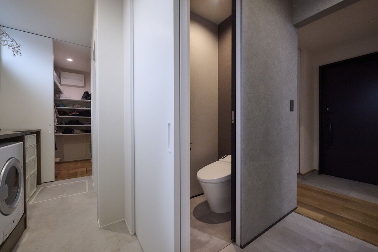 【SUUMO】 【3LDK/テラス/回遊動線】プライベートな中庭テラスと室内が緩やかにつながる平屋の住まい - ポウハウス一級建築士事務所（ポラスグループ） ウッドスクウェア本社の建築実例詳細 ...