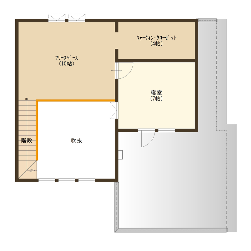 【SUUMO】 【2000万円台後半｜吹き抜け｜自家発電｜間取り図有】夫婦二人とペットが暮らす、リビング土間のある家 - 東陽AP の建築実例詳細 | 注文住宅