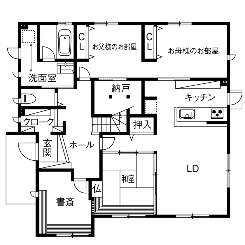【SUUMO】 【5000万円台/二世帯/間取り図あり】真冬でも素足でスッと起きれる！ホコリもたまらない！感動の健康住宅！ - TH健康住宅 の建築実例詳細 | 注文住宅