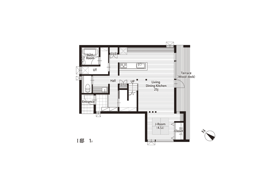 【SUUMO】 【札幌市/3LDK間取図/畳コーナー/造作収納/造作洗面】リビングや縁側から庭の桜を愉しむ住まい - SMAUTO STV興発 の建築実例詳細 | 注文住宅