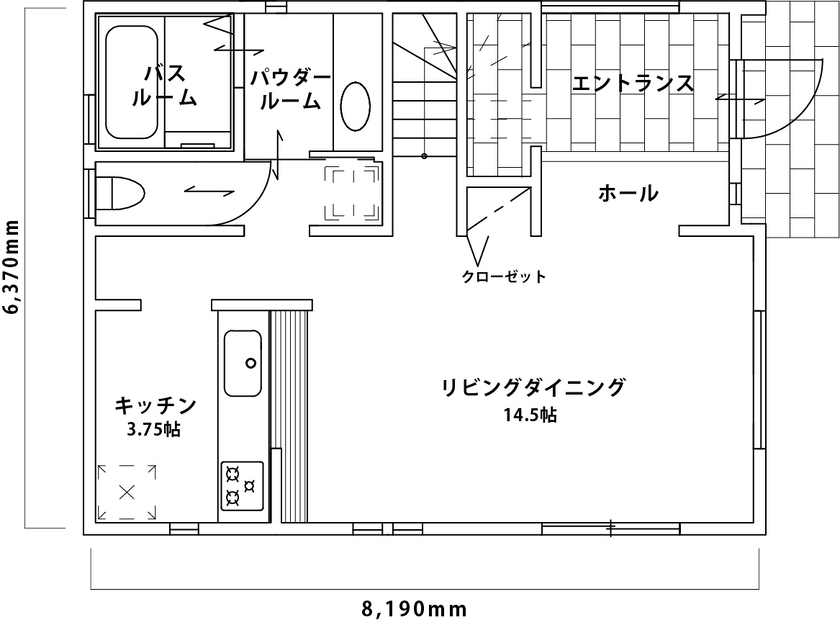 【SUUMO】 【本体価格1637万円/3LDK/30坪台/間取図有】移住のためオンライン打ち合わせで実現した切妻屋根の家 - ジブンハウス の建築実例詳細 | 注文住宅