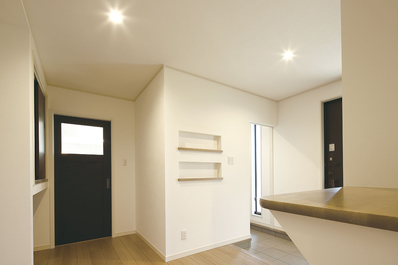 【SUUMO】 【50坪以下/二世帯住宅】家族みんながゆったり寛ぐ24帖の大空間LDK。機能的でデザインセンスも光る住まい - パシフィック・ホーム&リノベーション/岡田建設 本社の建築実例 ...