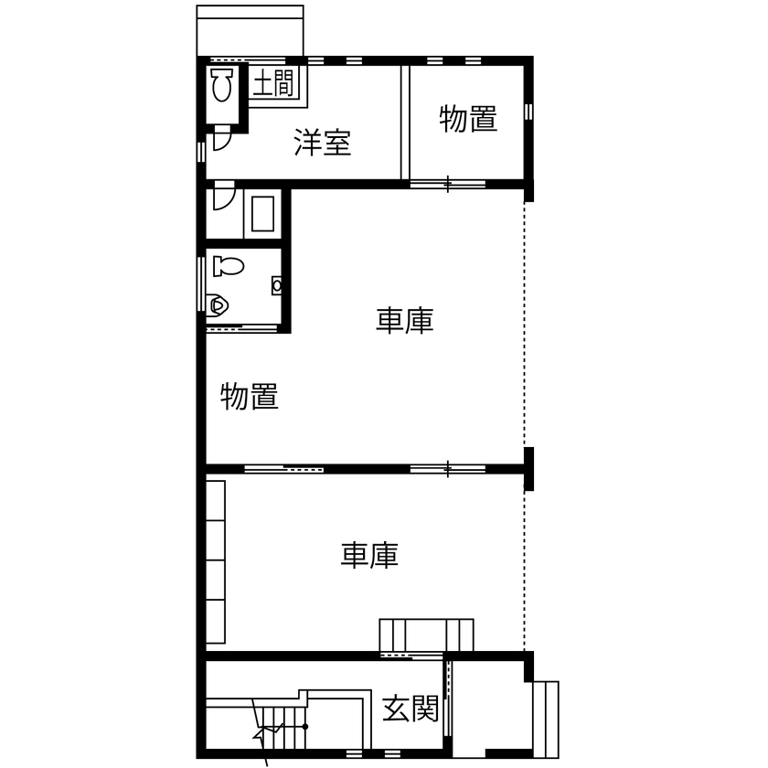 【SUUMO】 【4000万円/67.2坪】3台分インナーガレージ付の事務所＆住居/2階大型リビング空間（間取り図有） - パシフィック・ホーム&リノベーション/岡田建設 本社の建築実例詳細 ...