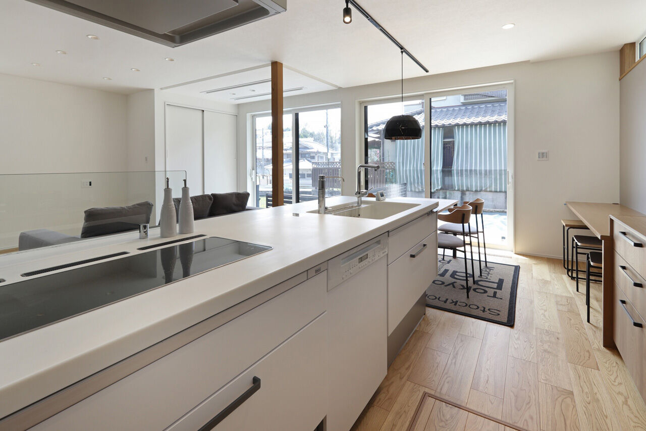 【SUUMO】 【2100万円台／3LDK／デッキ】ライトオークとグレーの色合いが心地よい、設計士と二人三脚で作った自慢の家 - シバ・サンホーム の建築実例詳細 | 注文住宅