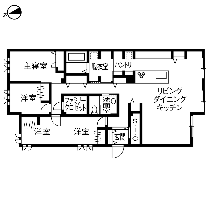 【SUUMO】 【31.7坪/夫婦＋子ども3人】美しくつくり上げた空間の中で、日々の家事効率を高める回遊動線×平屋の住まい - セキスイハイム の建築実例詳細 | 注文住宅