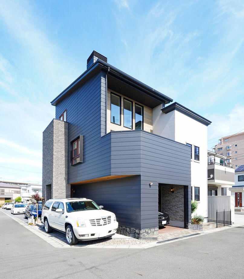 【SUUMO】 【5000万円台/46.3坪】好きなことを全部詰め込んだ、ガレージ付き3階建ての家 - SH-Space（エスエイチスペース） の建築実例詳細 | 注文住宅