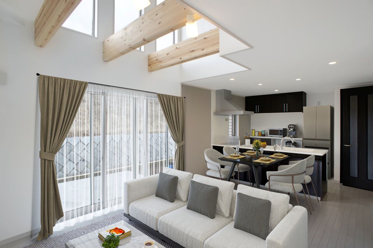 【SUUMO】 【1000万円台/21.6坪/間取り図】「社長の心」に感動して依頼。スタイリッシュなキュービックスタイルの家 - 暮らしのスタジオ の建築実例詳細 | 注文住宅