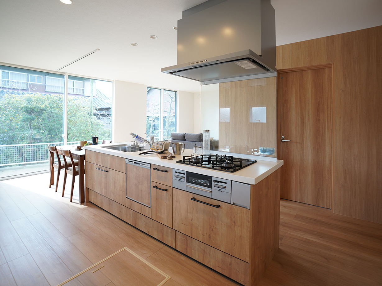 【SUUMO】 【20坪台のコンパクトな平屋/3LDK/理想の間取り】家族の絆もプライバシーも大切にした、迫力のある平屋 - トスコ 【TOSCO】岐阜市八代Studioの建築実例詳細 | 注文住宅