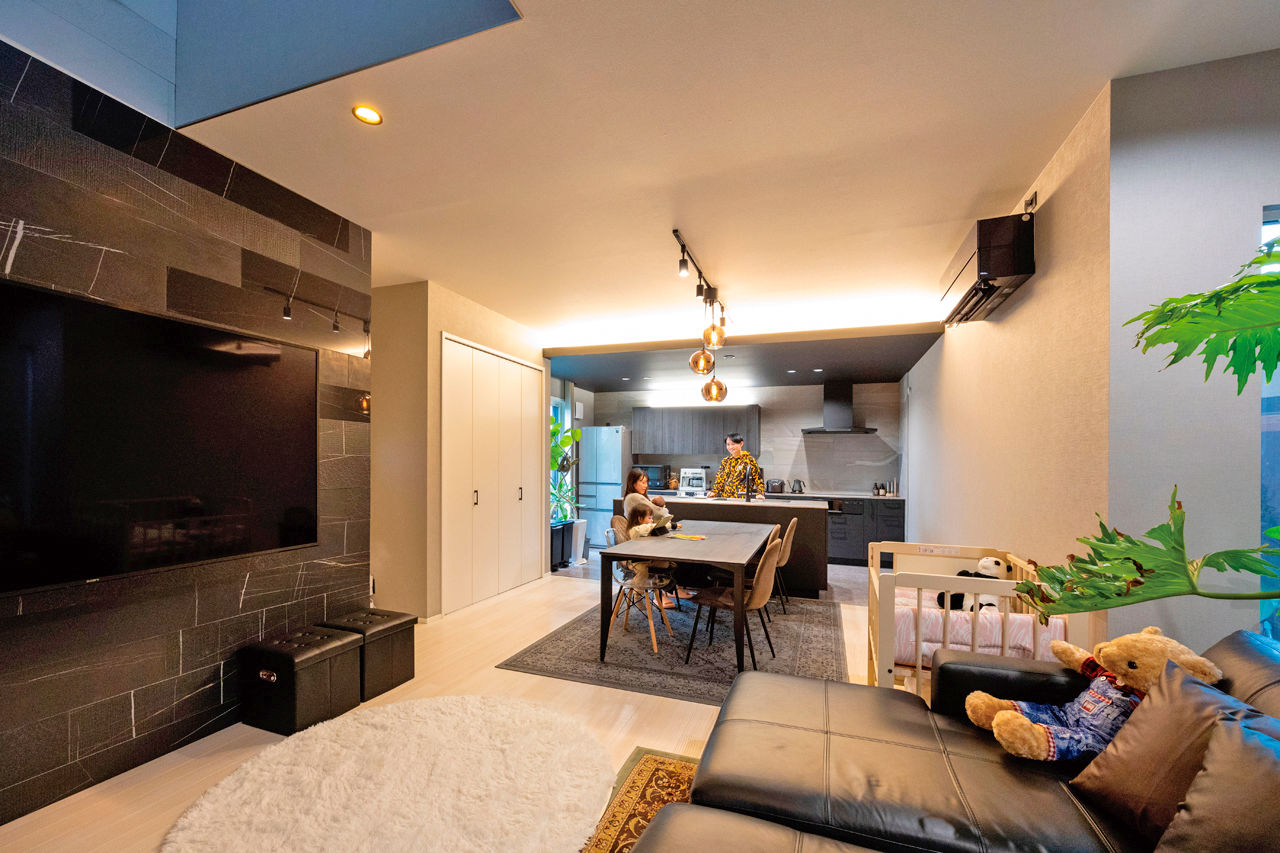 【SUUMO】 【4000万円台/間取図有/42坪】異素材ミックスモダン空間。ホテルライクで遊び心を活かした個性的な住まい - 泉北ホーム メインショールーム本社の建築実例詳細 | 注文住宅