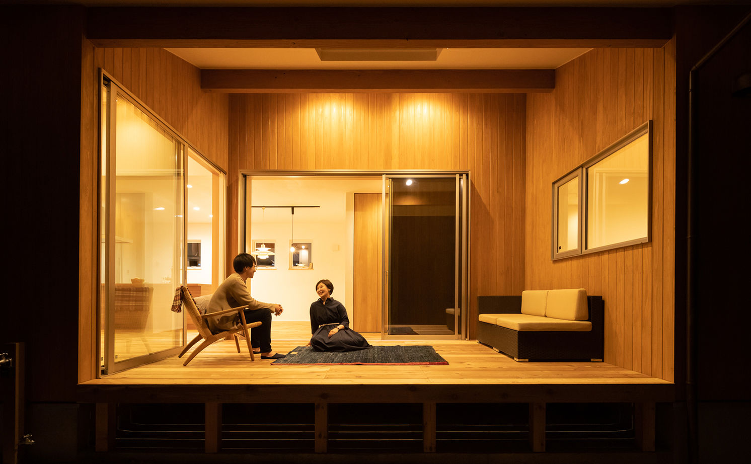 【SUUMO】 【2000万円台/30坪/間取り図有】天窓から光が注ぐテラス。動線と収納にこだわった快適な平屋 - エーセンス建築設計 千葉スタジオの建築実例詳細 | 注文住宅