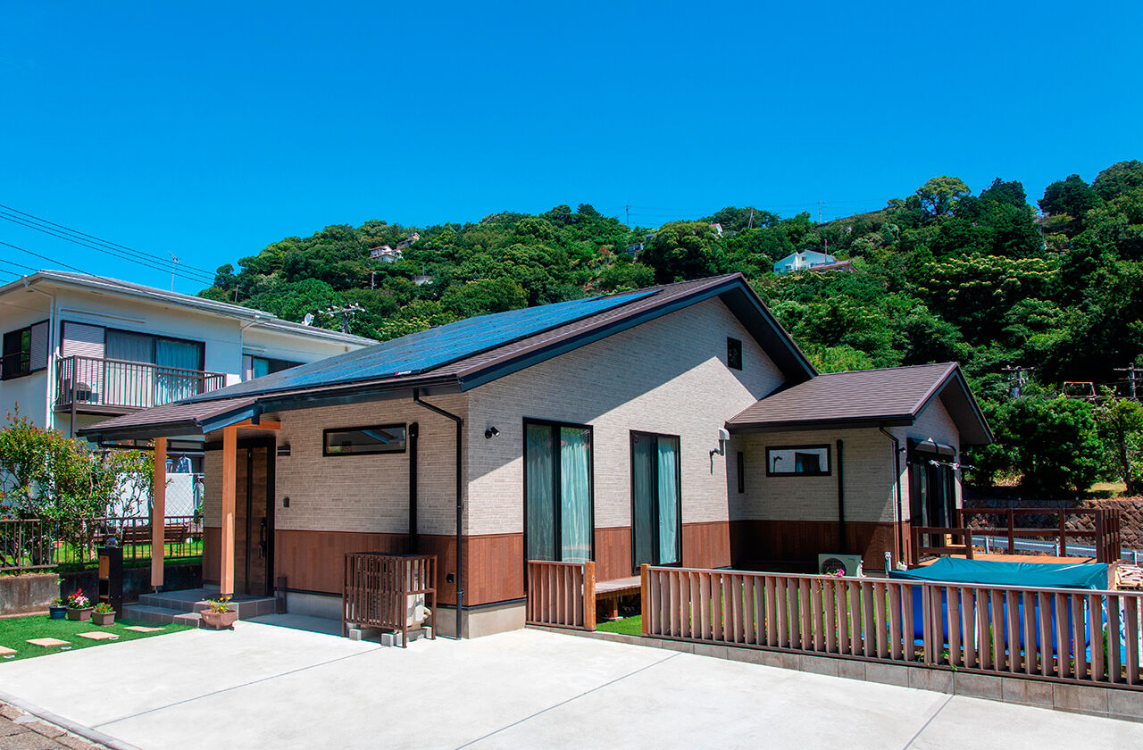 【SUUMO】 【平屋/20坪台/理想の間取り/ロフト】広い土間とロフトにつながる広々LDKのある27坪のコンパクトな平屋 - 福工房 小田原展示場の建築実例詳細 | 注文住宅