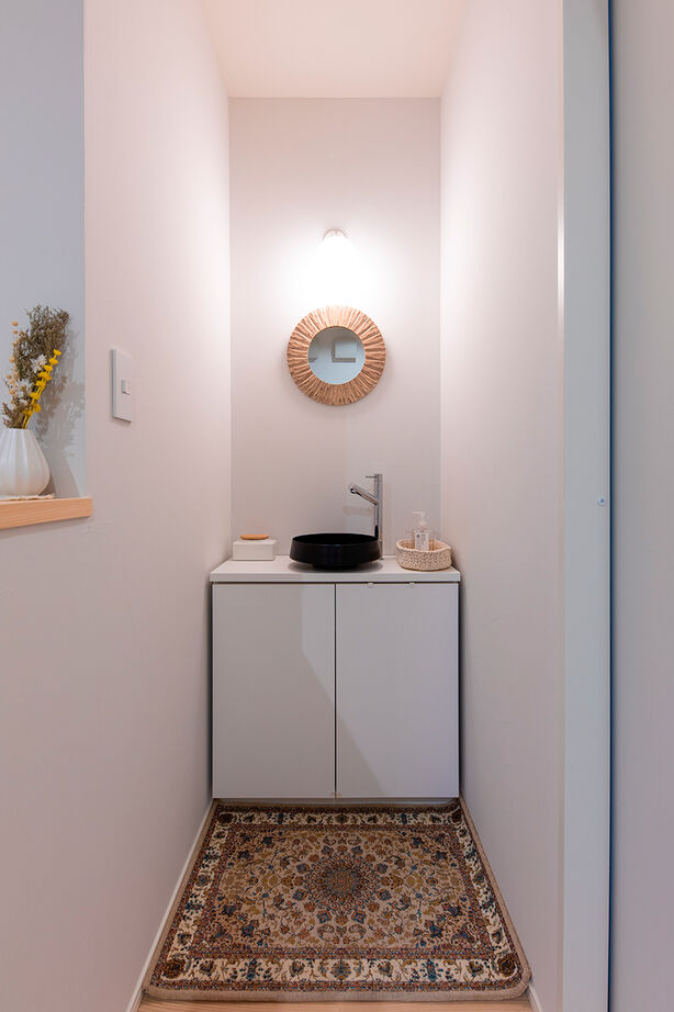 【SUUMO】 【40坪台/駐車スペース有/二世帯】収納たっぷり。家事ラク間取りも参考になるナチュラルモダンな二世帯住宅 - 福工房 小田原展示場の建築実例詳細 | 注文住宅