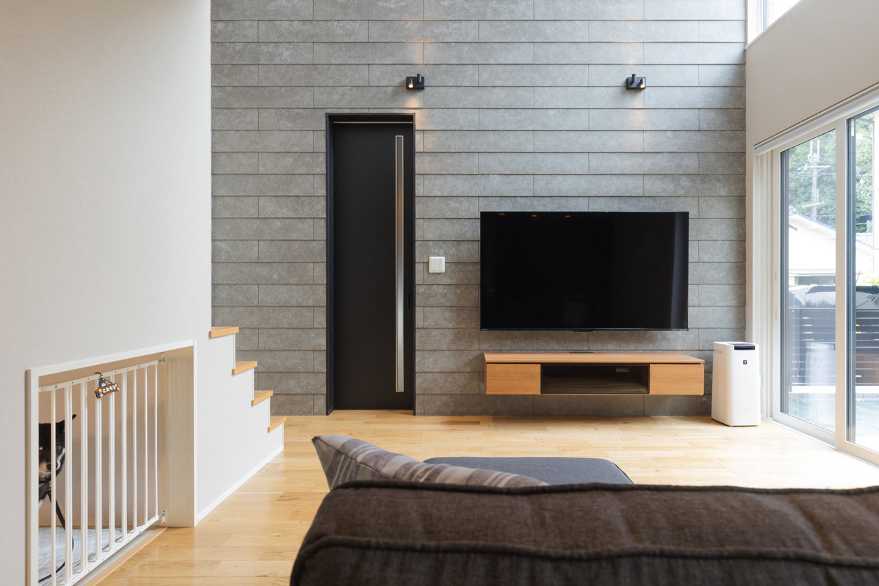 【SUUMO】 【2000万円台】ペットも喜ぶ！大きな窓から光たっぷり。吹抜けのある大空間／間取り図あり - R+house 大阪狭山／夢広 の建築実例詳細 | 注文住宅