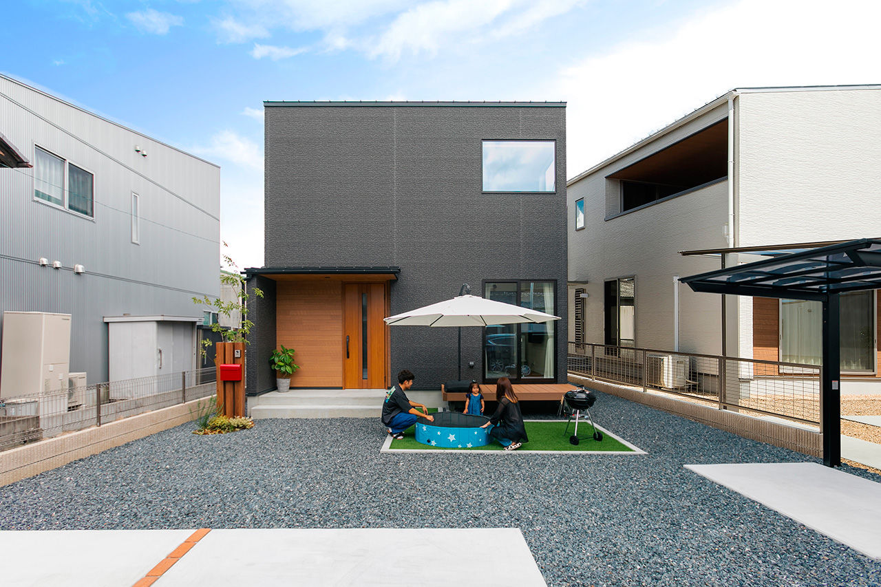 【SUUMO】 【1700万円台/延床30坪以下/間取り図有】コンパクトながらも明るく開放的な、かっこいい家 - シンプルハウス の建築実例詳細 | 注文住宅