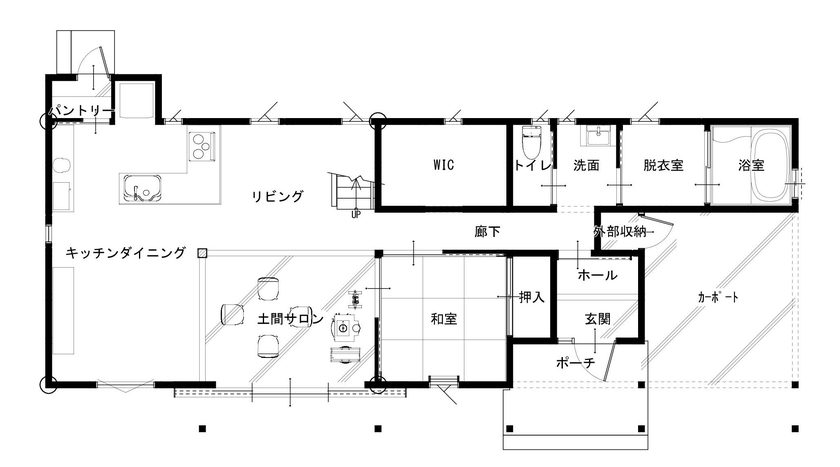 【SUUMO】 【3LDK・土間・薪ストーブ】浅間山の山麓に佇む家 - 工房信州の家／フォレストコーポレーション 軽井沢支店の建築実例詳細 | 注文住宅