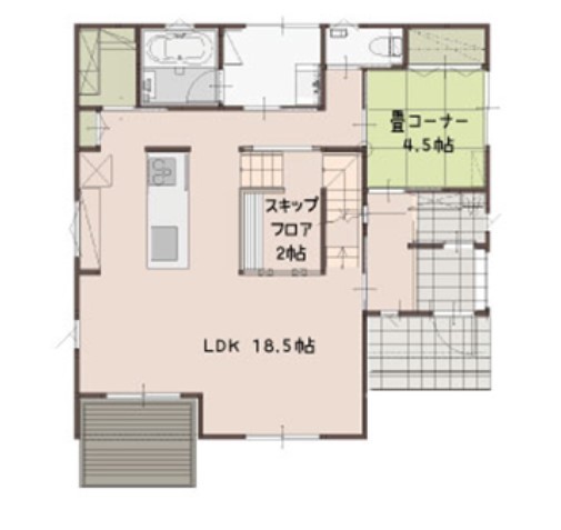 【SUUMO】 【東根市/4LDK/40坪】フレキシブルに使えるスキップフロア・半地下のある家 - ササキハウス の建築実例詳細 | 注文住宅