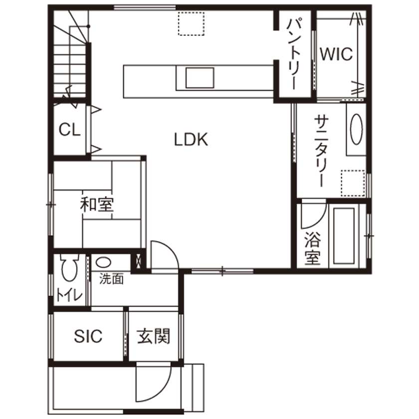 【SUUMO】 【3LDK・間取り図あり】回遊できる動線と収納計画で快適。北欧風のシックな温かみあふれる家 - Lib Work 熊本店の建築実例詳細 | 注文住宅