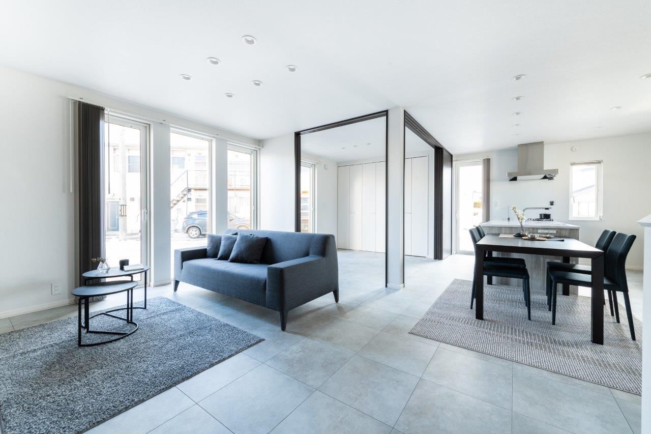 【SUUMO】 性能×デザイン。LDK20帖超で広々、オープンキッチンなどデザインもこだわり快適生活 - アーキテックプランニング の建築実例詳細 | 注文住宅