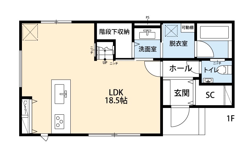 【SUUMO】 【2500万円～2999万円/間取図有/3LDK/29.4坪】20代で建てた家、陽ざしに包まれる快適な住まい - アーキテックプランニング の建築実例詳細 | 注文住宅