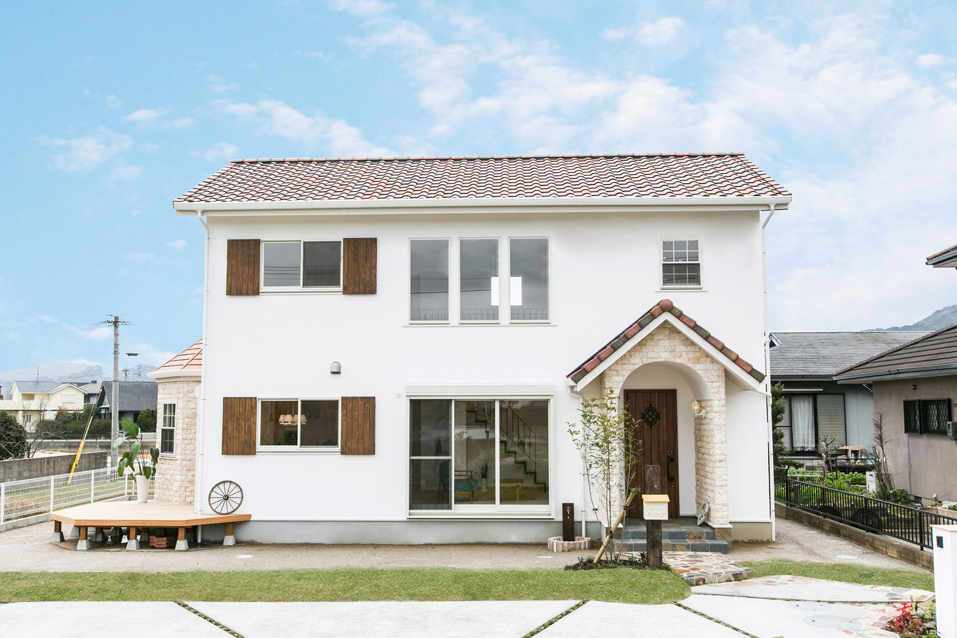 【SUUMO】 【2100～2199万円/南欧風住宅/スタディーコーナー/4人家族】家族が集まる団らんの家 - KASHII DESIGN HOME / 香椎建設 の建築実例詳細 | 注文住宅