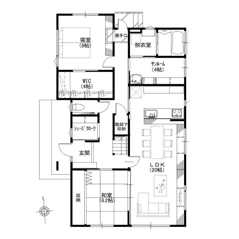 【SUUMO】 【高岡市/5LDK/46.38坪/ナチュラル＆シックな家 - デキノヤホーム の建築実例詳細 | 注文住宅
