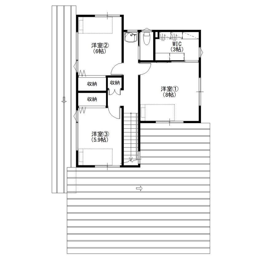 【SUUMO】 【高岡市/5LDK/46.38坪/ナチュラル＆シックな家 - デキノヤホーム の建築実例詳細 | 注文住宅