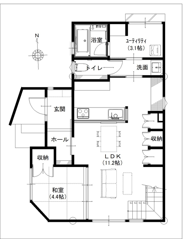 【SUUMO】 【富山市/4LDK/32.15坪/ヒノキの香りを感じられるナチュラルで明るい家】 - デキノヤホーム の建築実例詳細 | 注文住宅