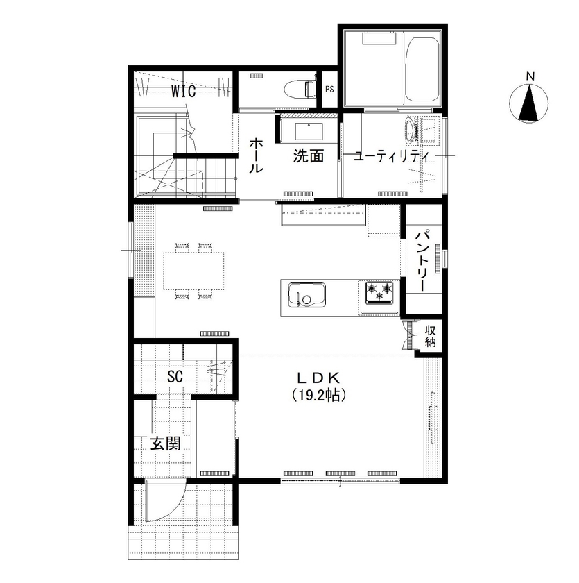 【SUUMO】 【富山市/3LDK/32.9坪/全館空調】 エアコン1台で年中快適に過ごせる家 - デキノヤホーム の建築実例詳細 | 注文住宅