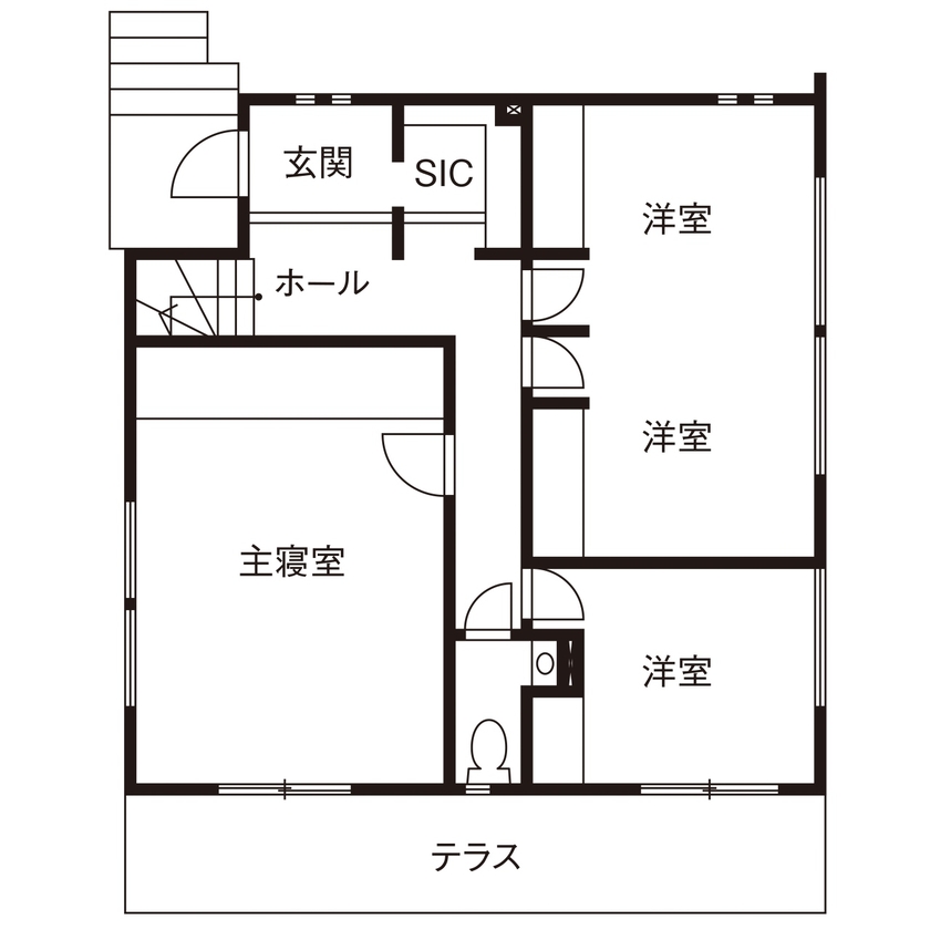 【SUUMO】 【37坪/2階LDK/間取り有】2階の部屋やバルコニーから花火や街の景観が楽しめるホテルライクな上質な住まい - ハビの家 の建築実例詳細 | 注文住宅