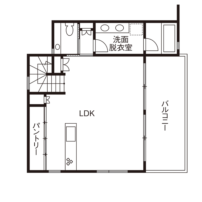 【SUUMO】 【37坪/2階LDK/間取り有】2階の部屋やバルコニーから花火や街の景観が楽しめるホテルライクな上質な住まい - ハビの家 の建築実例詳細 | 注文住宅