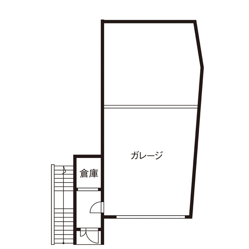 【SUUMO】 【57.8坪/ガレージ/間取り有】道路より高い敷地を有効活用。LDKとテラスがシームレスにつながる上質な家 - ハビの家 の建築実例詳細 | 注文住宅