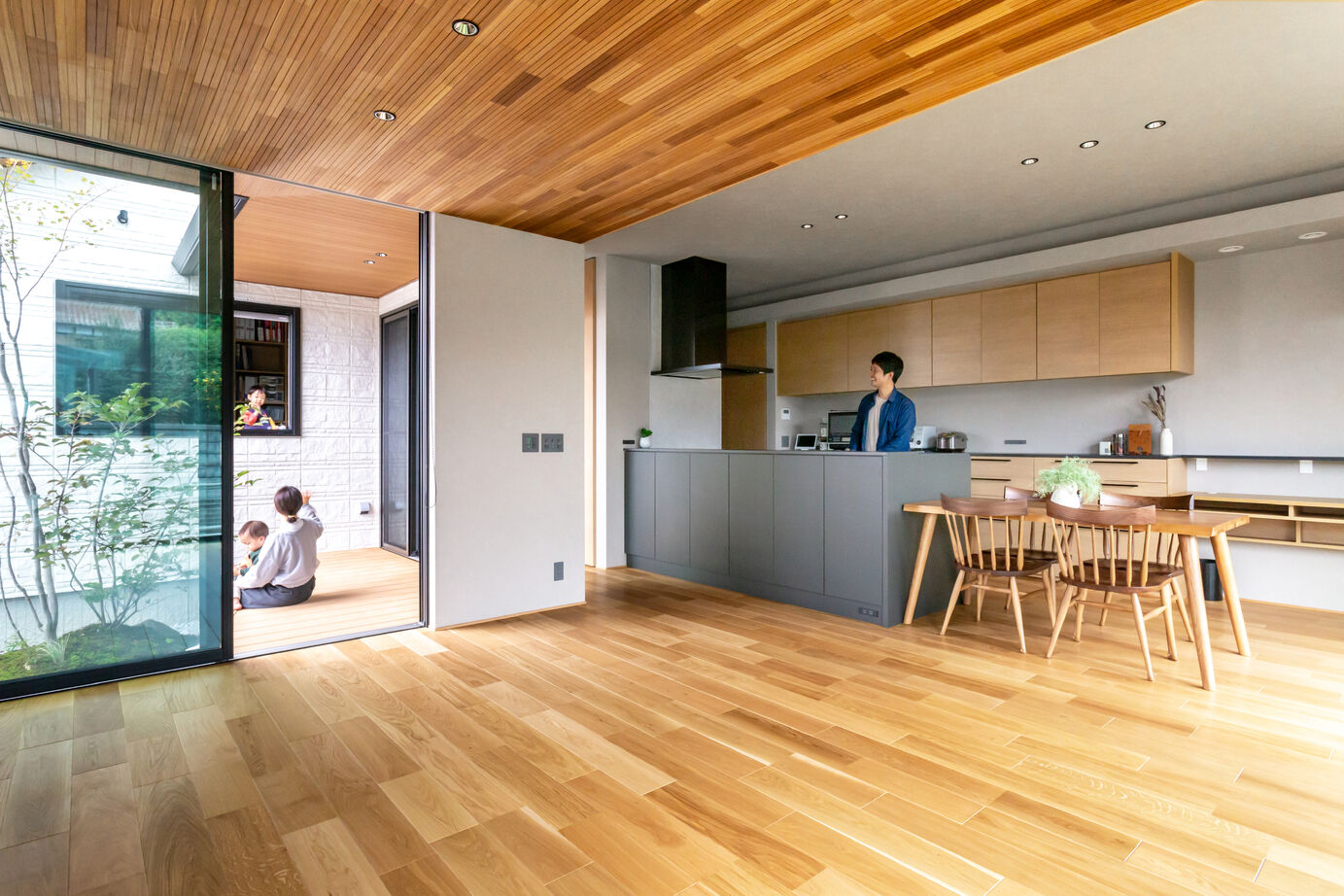 【SUUMO】 【32坪/夫婦＋子ども2人】成長を見守り変化を愉しむ平屋暮らし 写真10点掲載 - ダイワハウス の建築実例詳細 | 注文住宅