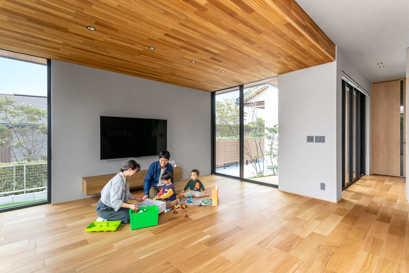 【SUUMO】 【32坪/夫婦＋子ども2人】成長を見守り変化を愉しむ平屋暮らし 写真10点掲載 - ダイワハウス の建築実例詳細 | 注文住宅