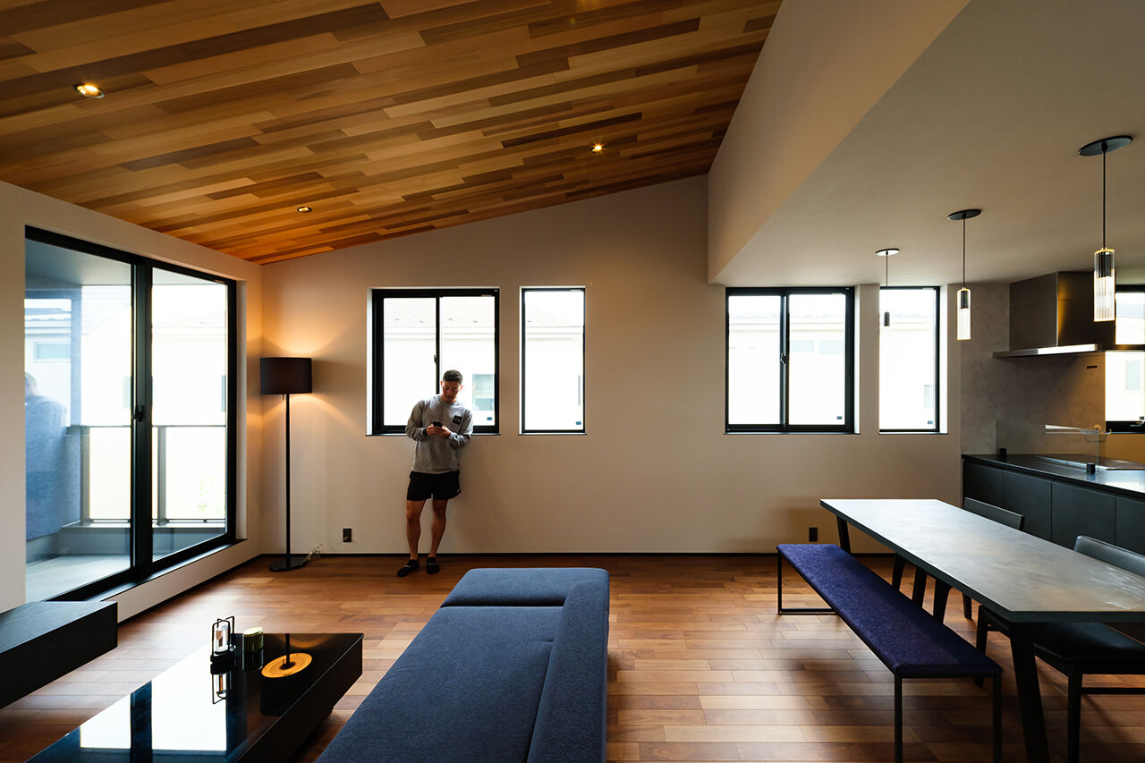 【SUUMO】 【4000万円台/間取図有/2階リビング】ラグジュアリーな湘南ライフを愉しむ。気密値0.16の優れた性能も魅力 - ビクトリーホーム の建築実例詳細 | 注文住宅