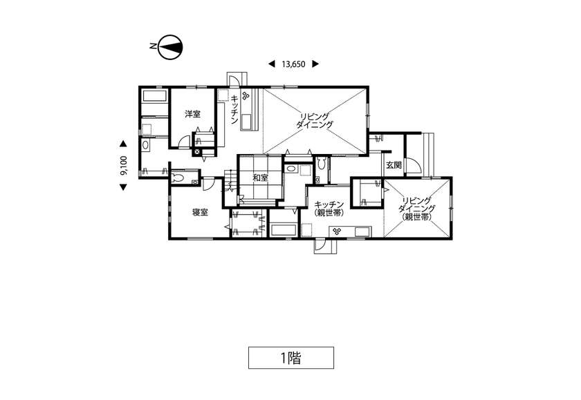【SUUMO】 高さ7m×2 7 畳の吹抜け大空間を強くて温かい木の家で実現 - トヨタホーム の建築実例詳細 | 注文住宅