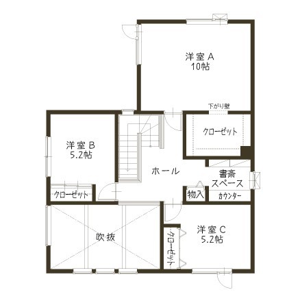 【SUUMO】 [2000万円台/約38坪/4LDK /間取図]回遊性の独立洗濯室で生活動線が大幅改善！安心して育児のできる暮らし - 豊栄建設 の建築実例詳細 | 注文住宅