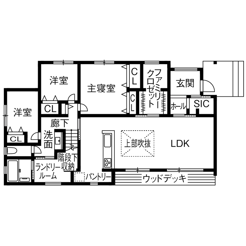 【SUUMO】 【2000万円台/30坪/平屋/間取り図有】美しいフォルムと素材の質感を愉しむ。旅するように暮らす平屋 - ue_bo design の建築実例詳細 | 注文住宅