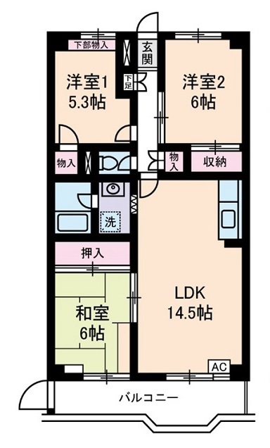 【SUUMO】3LDK/6階/71.26m2／埼玉県志木市本町5／志木駅の賃貸・部屋探し情報（000100690463） | 賃貸マンション・賃貸アパート