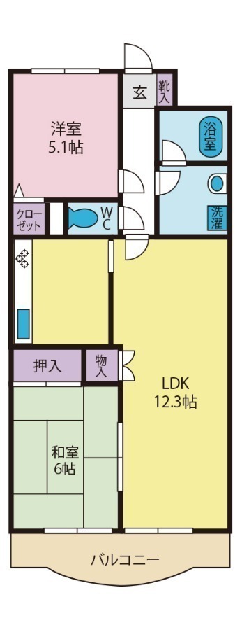 【SUUMO】プロシード甲府(G-2-1タイプ西棟)（(株)フジオ平和通り店提供）／山梨県甲斐市長塚／竜王駅の賃貸・部屋探し情報（100445344026） | 賃貸マンション・賃貸アパート